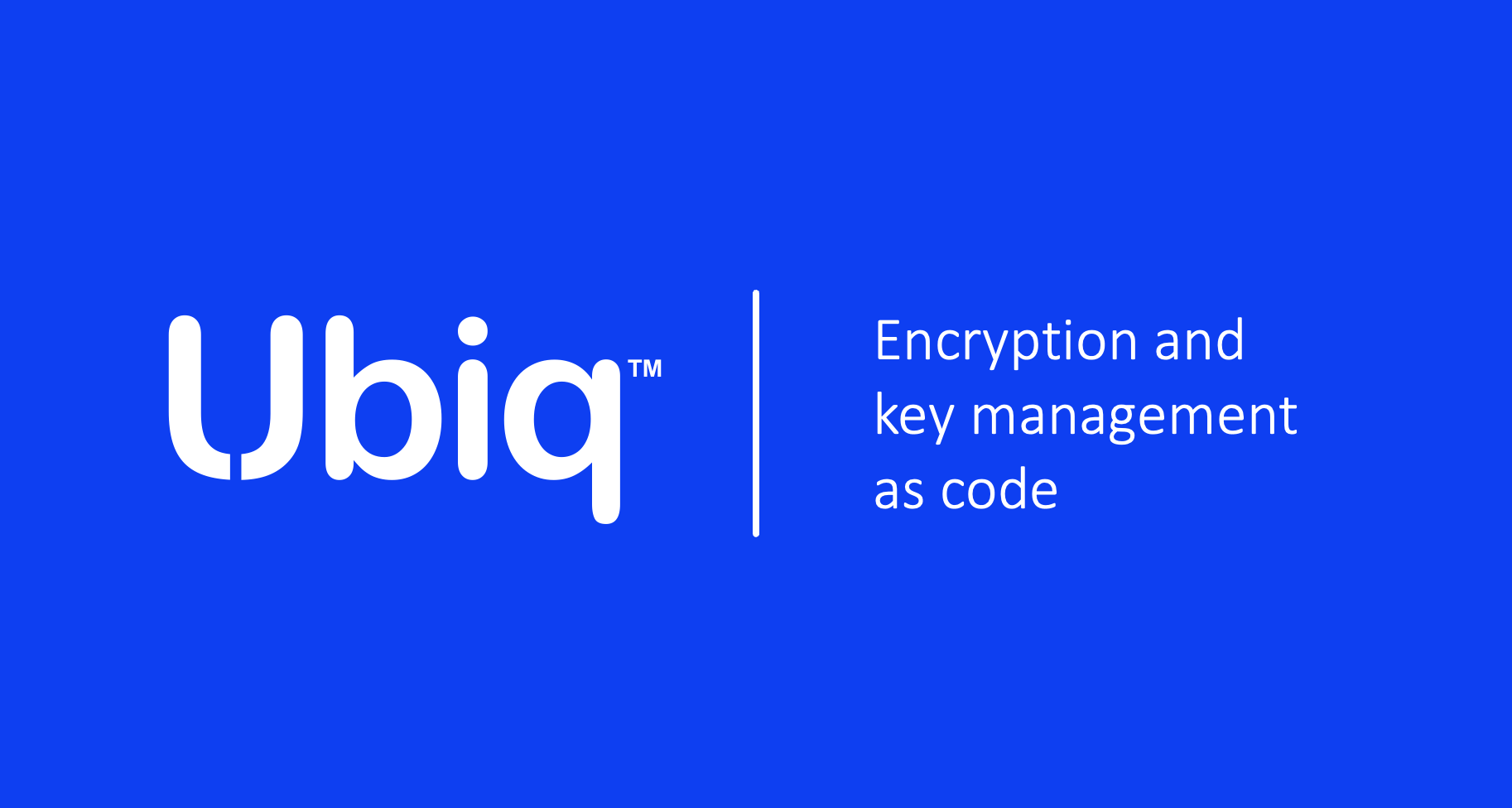 A Data Encryption Platform for Developers | Ubiq Security